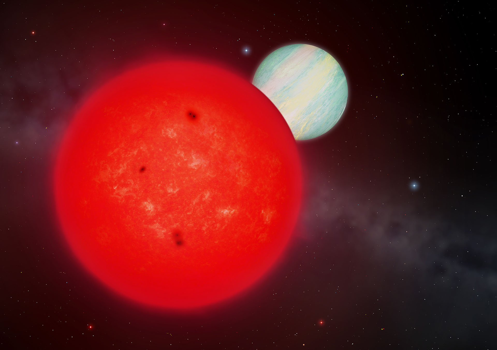 Гигантский сюрприз от крошечной звезды: обнаружена необычная ...